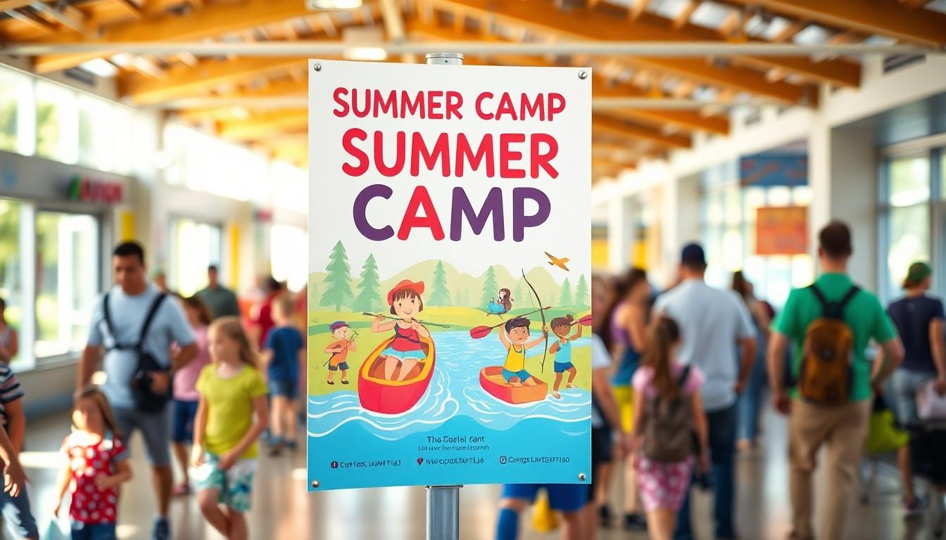 Summer Camp Poster: Create Buzz and Boost Enrollment with Eye-Catching ...